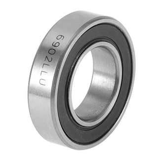 6902LLU Deep Groove Ball Bearings Lubricated Bearing Double Rubber Seal ...