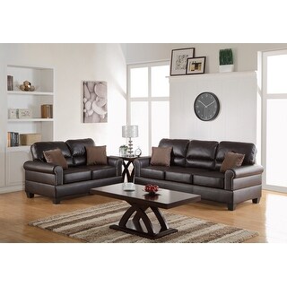 Sand Polyfiber (Linen Like Fabric) 2pc Sofa Set Sofa And Loveseat ...