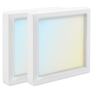 Luxrite 4 Inch Square LED Flush Mount Light, 10W 600LM, 5CCT 2700K ...