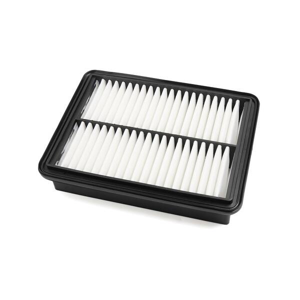 P501-13-3A0 Rectangle Shaped Black White Pleated Panel Car Air Filter ...