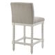 Chenille 26"H Spindle Legs Counter Stool - Bed Bath & Beyond - 40425618