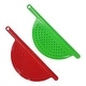 Handy Housewares Handheld Plastic Pot Drainer, Noodle & Pasta Strainer ...