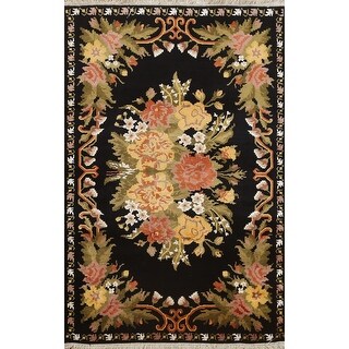 Vegetable Dye Aubusson Oriental Area Rug Wool Hand-knotted Carpet - 4'1 ...