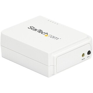 StarTech.com 1 Port USB Wireless N Network Print Server with 10/100 ...
