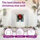 vidaXL Christmas Arch Indoor Outdoor Xmas Decoration Holiday Tree Arch ...