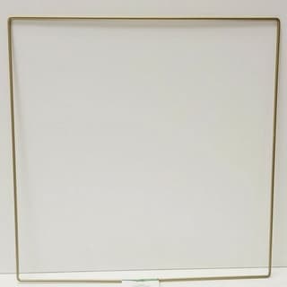 Gold Metal Wire Square Wreath Frame - Bed Bath & Beyond - 41542695