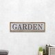 Brown Metal Garden Horizontal Wall Sign - Bed Bath & Beyond - 36272372