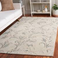 SAFAVIEH, Handmade Jardin Hatsue French Country Floral Wool Rug - On ...