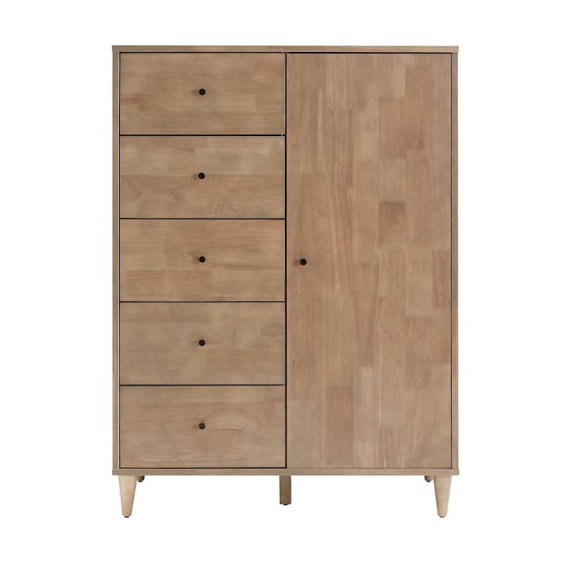 Mallorie Light Charcoal Grey Finish Armoire from iNSPIRE Q Modern ...