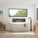 12-in x 48-in Ultra-thin Frame Recessed Stainless Steel Shower Niche ...