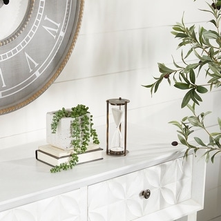 Brown Aluminum Contemporary Timer 7 x 3 x 3 - 3 x 3 x 7 - Bed Bath ...