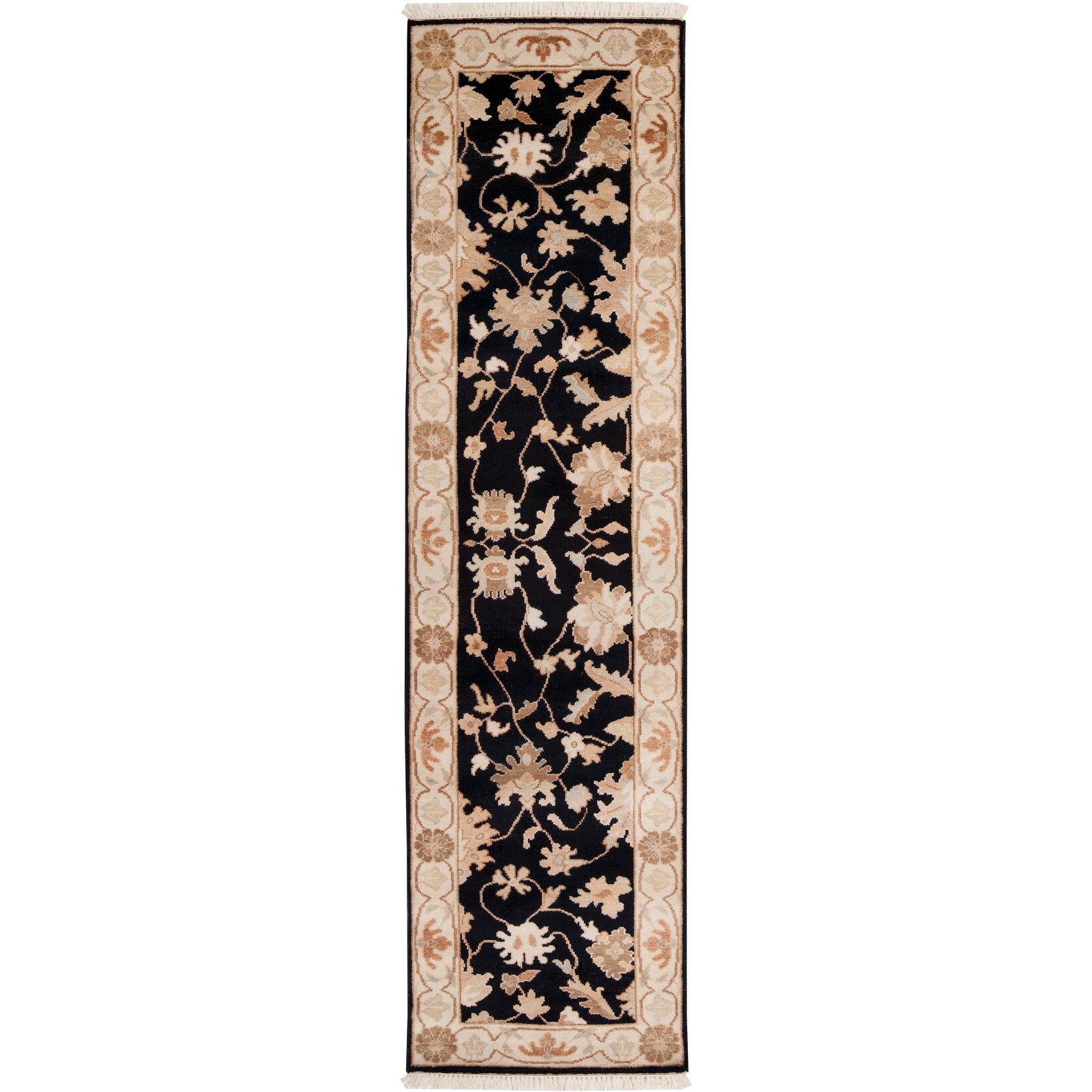 Hand-knotted 'Legacy' Brown Wool Area Rug - 2'6" x 10' Runner - 2' 6" x ...