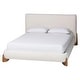 Vinicio Mid-Century Modern Cream Boucle 2-Piece Bedroom Set - Bed Bath ...