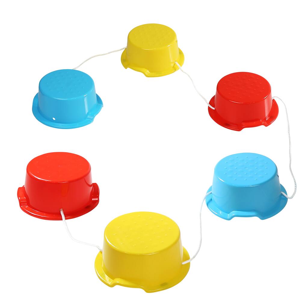 Milliard Kid's Stepping Balance Buckets 6-Pack with Anti-Skid Pads ...