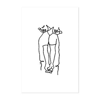 Two Line Drawings People Art Print/Poster - Bed Bath & Beyond - 34908567