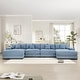 Roomfitters 130 Inch Modular Sectional Couch, Oversized Corduroy 3 ...