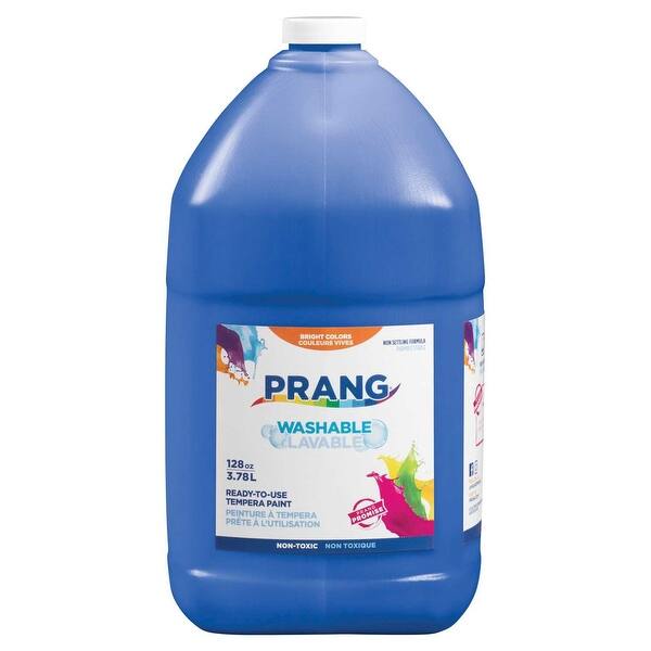 Prang Ready-to-Use Washable Tempera Paint, Gallon, Blue - Bed Bath ...