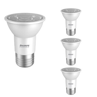 Bulbrite LED Filament Pack of (4) 6.5 Watt Dimmable PAR16 Light Bulbs with Frost Glass Finish ...