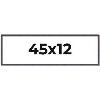 45x12 Frame Brown Solid Wood Picture Frame - Complete Modern Photo ...