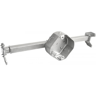 2 Pcs, 4 in. Octagon Fan & Fixture Support Box, 1-1/2 in. Deep, Old ...