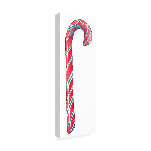 Wendy Edelson 'Red Candycane' Canvas Art - Bed Bath & Beyond - 39505221