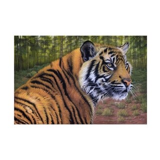 Steve Crockett 'Sumatran Tiger' Canvas Art - Bed Bath & Beyond - 39504356