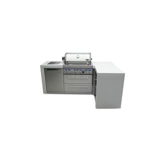 Mont Alpi MAi400-D90 4-Burner L-Shaped 90° Corner Deluxe Stainless ...