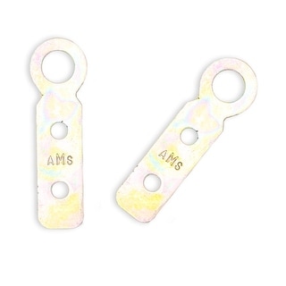 Brass Plated Double Hole Ring Hanger Pack of 10 Flat Ring Picture Frame ...