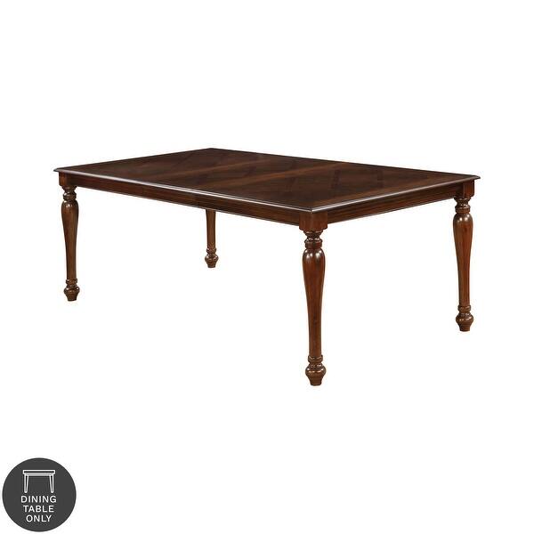 Furniture of America Roke Cherry 84-inch Wood Expandable Dining Table ...