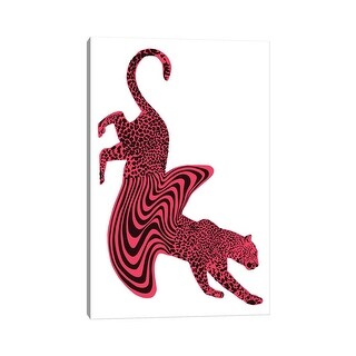 iCanvas "Cheetah Melt Pink" by Ella Mazur Canvas Print - Bed Bath ...