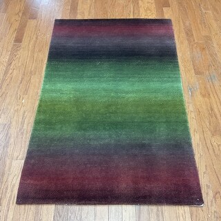 HERAT ORIENTAL Handmade Tibetan Wool Rug - 3'6" x 5'7" - Bed Bath ...