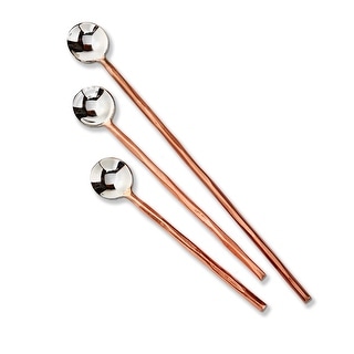 Forged Spoon, Set of 3 Copper - Bed Bath & Beyond - 42778235