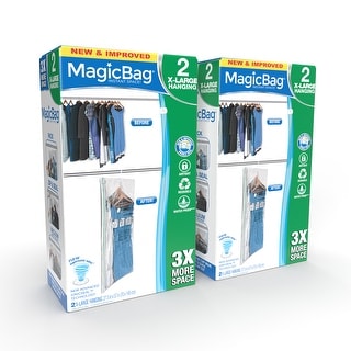 Smart Design MagicBag Instant Space Saver Storage - Hanging Extra Large ...