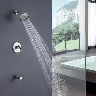 Shower Tub Kit, Tub and Shower Faucet Set(Black) - Bed Bath & Beyond ...