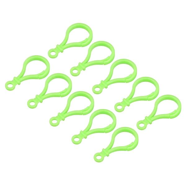 Plastic Lobster Clasps, Claw Snap Hooks for Keychains DIY, 100Pcs ...