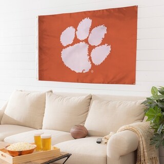 Clemson University Single Sided Flag w/ 2 Grommets, 3'x5' - Bed Bath ...