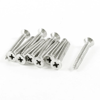 Industry 35mm x 4.9mm Threaded Self Tapping Screws Drilling Bolts 10 ...