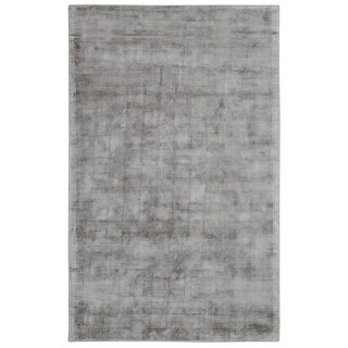 Arlo 2 x 3 Area Rug, Dove Gray Soft Viscose, Handcrafted, Non ...