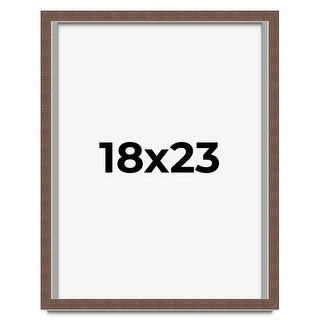 18x23 Shadow Box Frame Brown | 1.125 inches Deep Real Wood Rustic - Bed ...