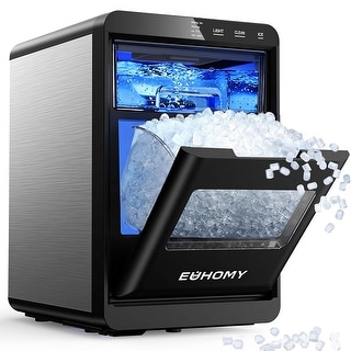 Euhomy IM017NBL Black Countertop Portable Nugget Ice Maker - Bed Bath ...