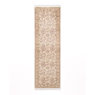 Overton Hand Knotted Wool Vintage Inspired Traditional Mogul Ivory ...
