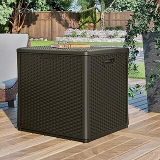 Suncast Wicker Storage Cube - Bed Bath & Beyond - 26960717