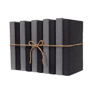 Books Grey Decorative Accessories: Onyx & Slate Linen ColorPak - Bed Bath & Beyond - 39534619