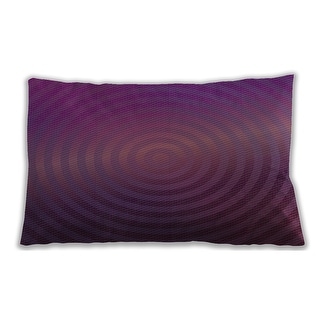 Ahgly Company Patterned Indoor-Outdoor Plum Velvet Purple Lumbar Throw ...