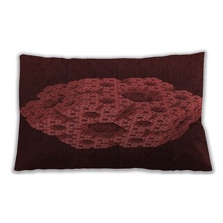 Ahgly Company Patterned Indoor-Outdoor Chilli Pepper Red Lumbar Throw ...