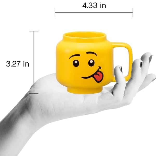 LEGO: Classic Yellow Minifigures Silly Ceramic Mug, 8.6oz - Bed Bath ...