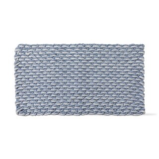 1'6"x2'6" Handwoven Doormat Blue Multi Rectangle Indoor and Outdoor ...