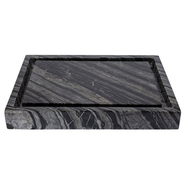 Eden Bath Rectangular Infinity Pool Sink - Wooden Black Marble - Bed ...