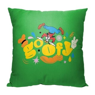 Disney Mickey And Friends The Name's Goofy 18 Inch Throw Pillow - Bed ...