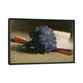 iCanvas "Bouquet of Violets, 1872 " by Edouard Manet Framed - Bed Bath ...